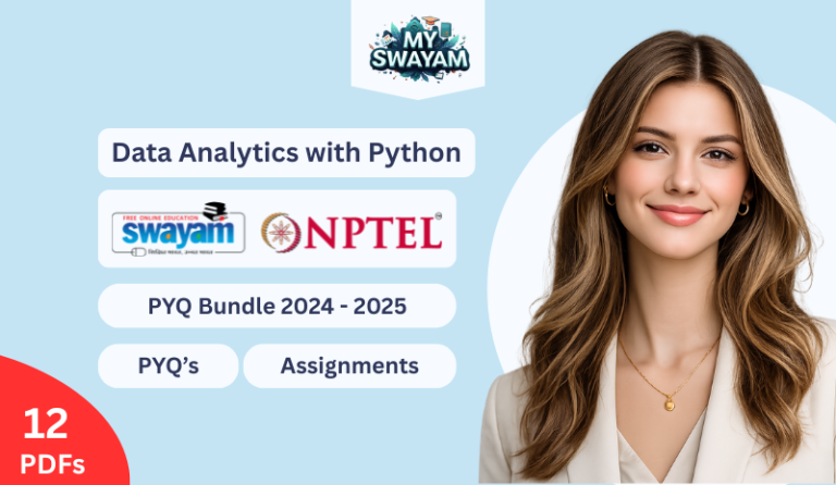 Data Analytics with Python (PYQ Bundle) - MY SWAYAM